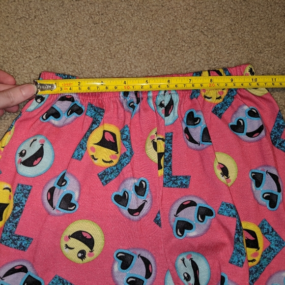 unknown | Pajamas | Pink Emoji Emoticon Lol Pajama Pants Youth Large ...